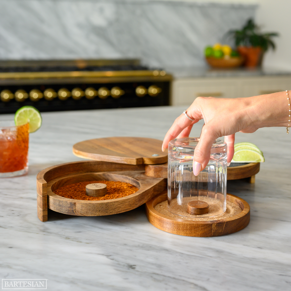 Wooden Cocktail Rimmer | Bartesian