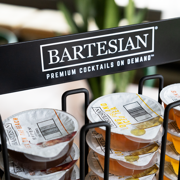 Bartesian Capsule Storage Rack