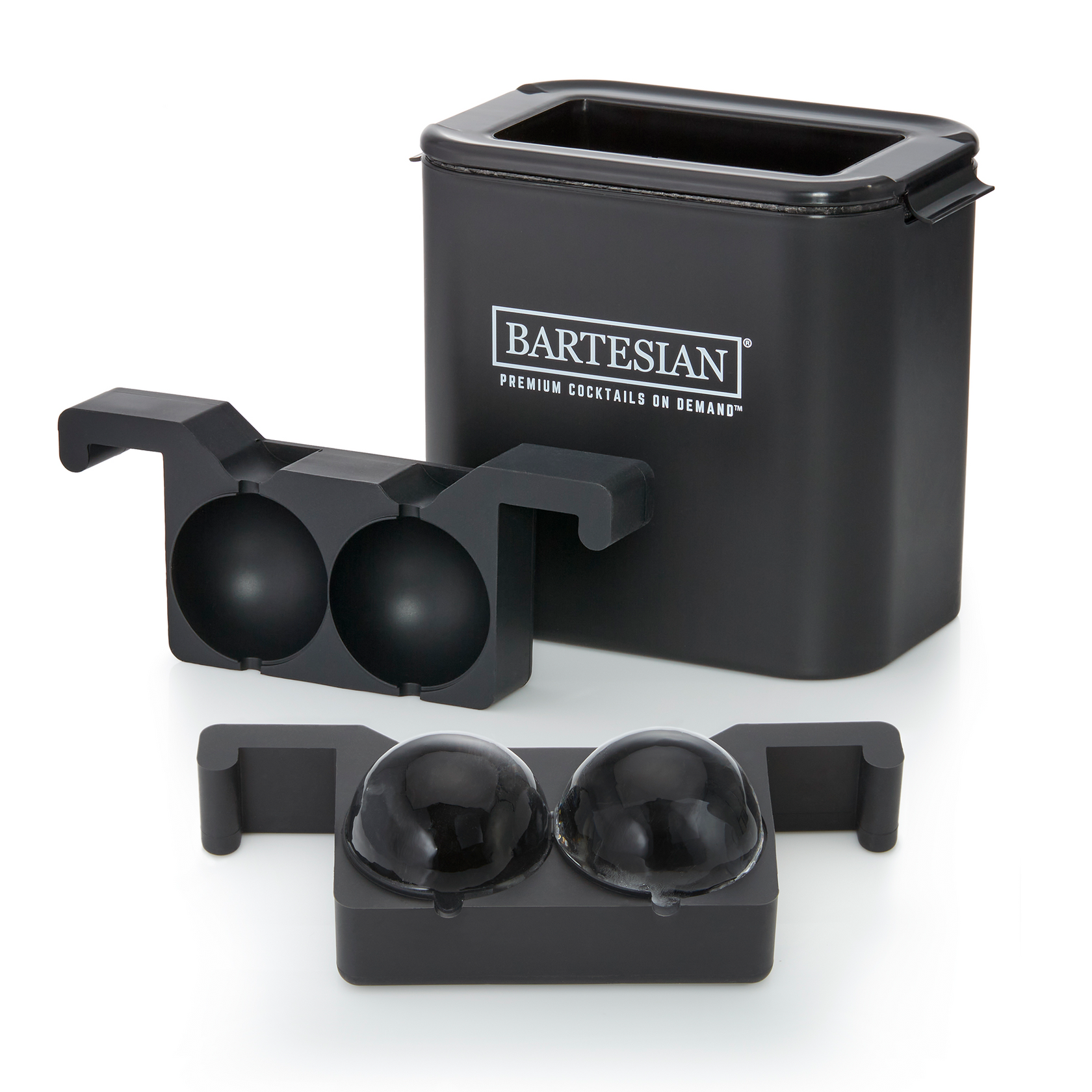 Clear Sphere Ice Cube Maker | Cocktail Ice Ball Mold | Bartesian