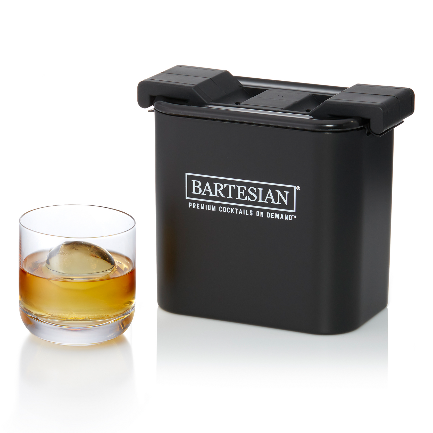 Clear Sphere Ice Cube Maker | Cocktail Ice Ball Mold | Bartesian
